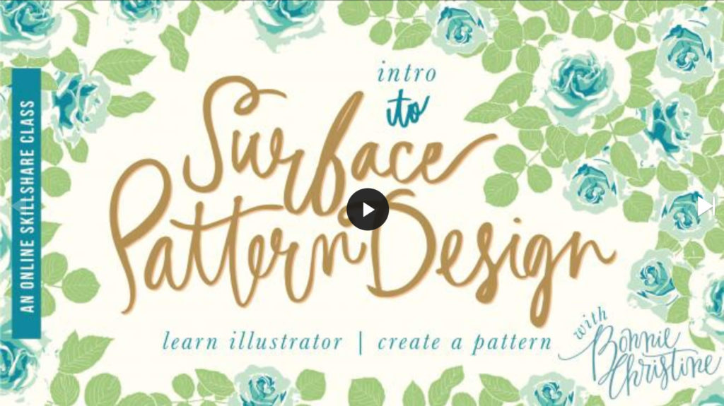 Skillshare classes for Surface Pattern Design: top 10 - elliladesigns.com